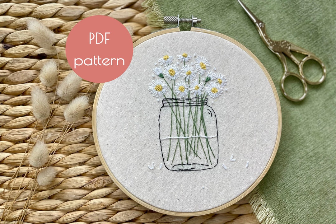 Embroidery Pattern - PDF Pattern - Digital Download - Beginner ...