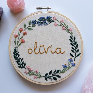 Personalised Name Embroidery Pattern – Digital Download - PDF Pattern ...