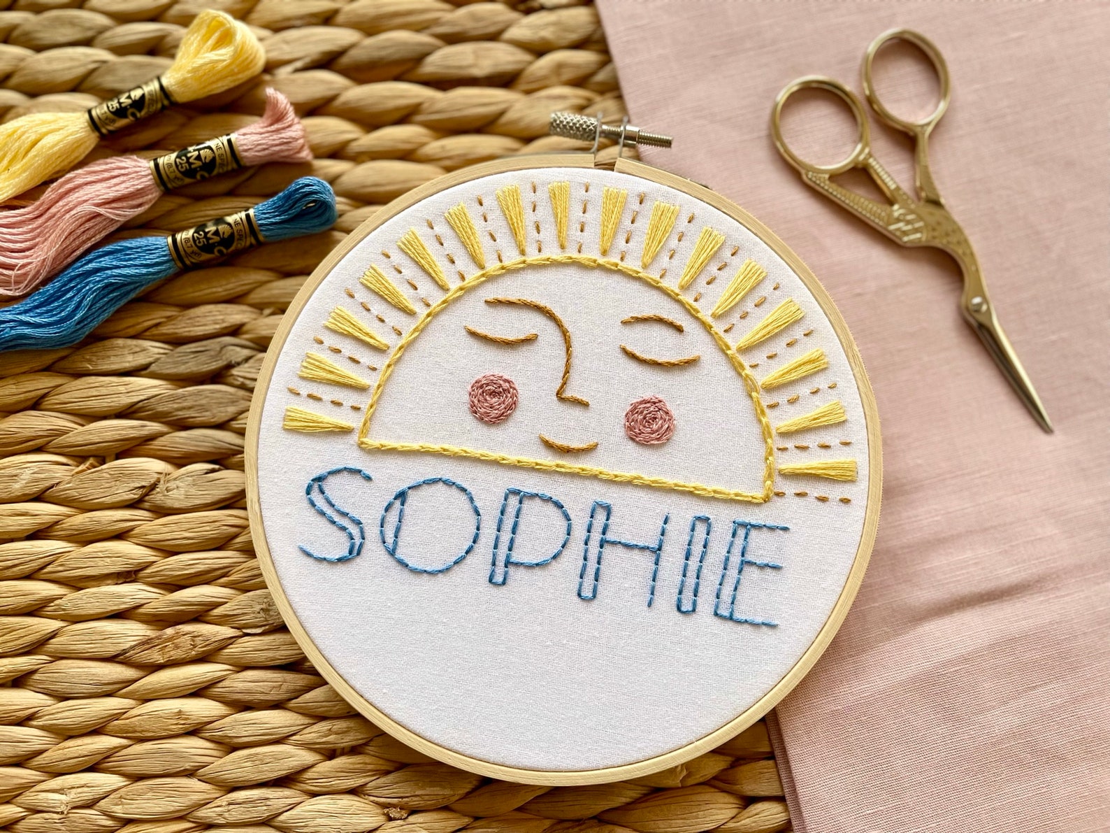 Personalised Name Embroidery Pattern – PDF Pattern - Digital Download ...