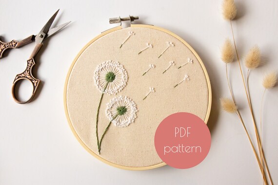 Embroidery Pattern PDF Pattern Beginner Embroidery - Etsy