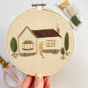 Embroidery Pattern, PDF Pattern, Embroidery Digital Download, House ...