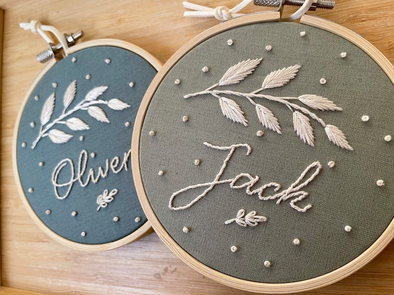 Personalised Name Embroidery Pattern – Digital Download - PDF Pattern ...