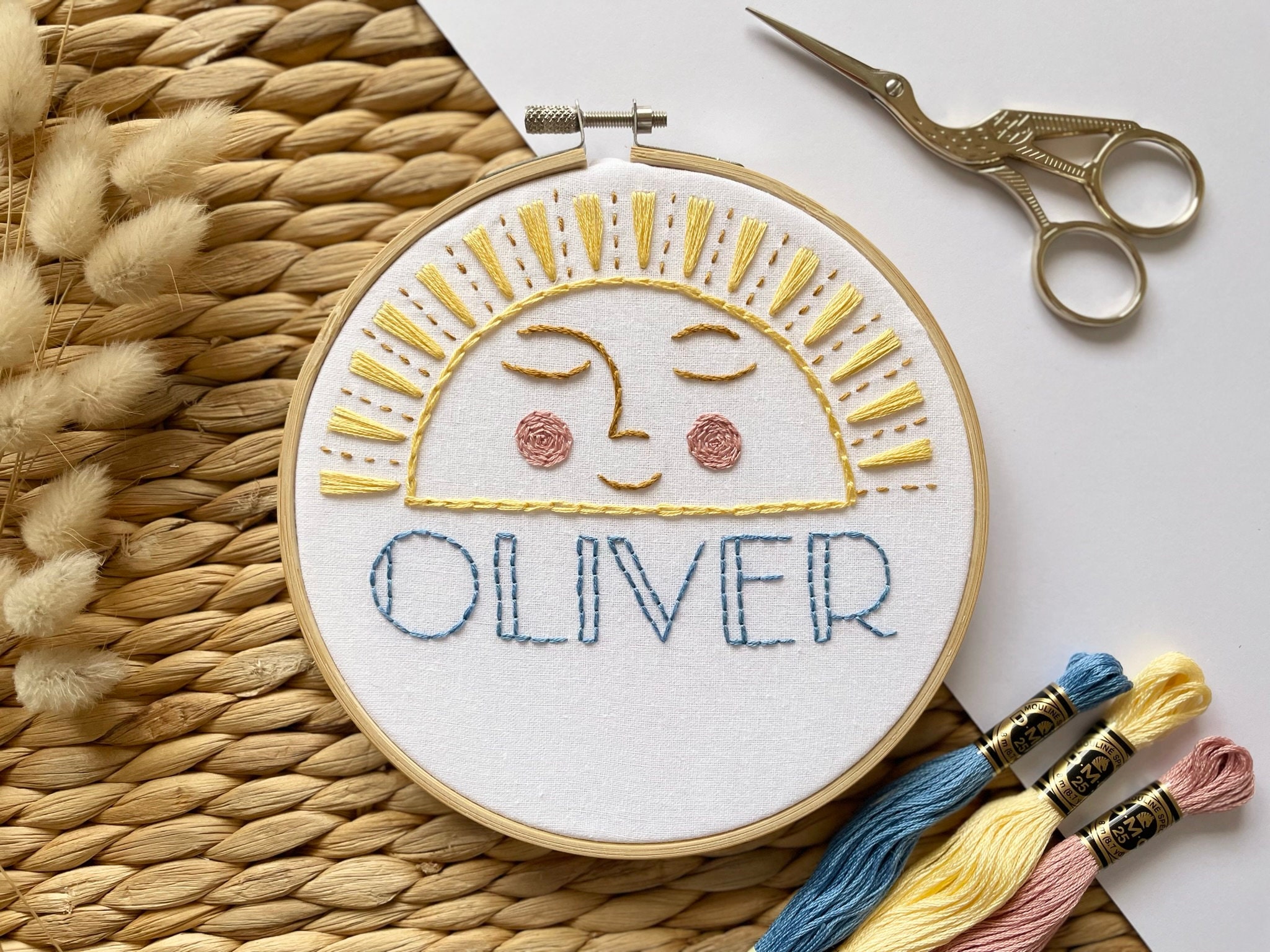 Personalised Name Embroidery Pattern – PDF Pattern - Digital Download ...