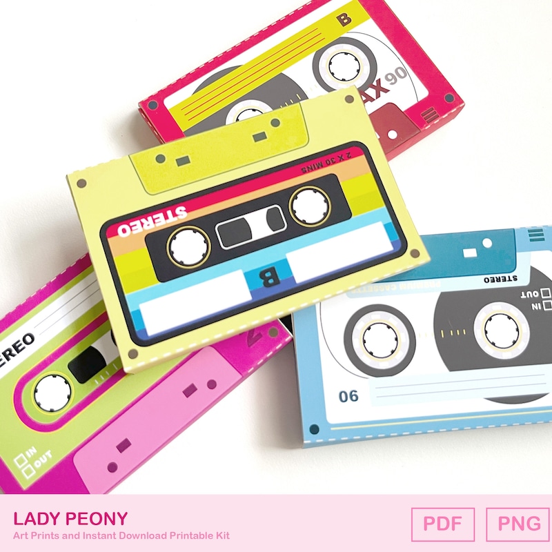 Cassette Tape Printable - Etsy