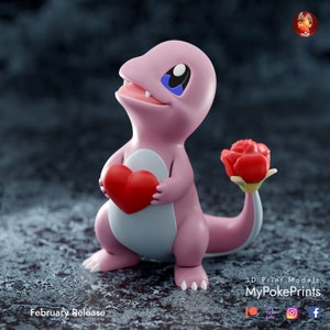 Love Charmander Pokemon Model/figurine unpainted - Etsy