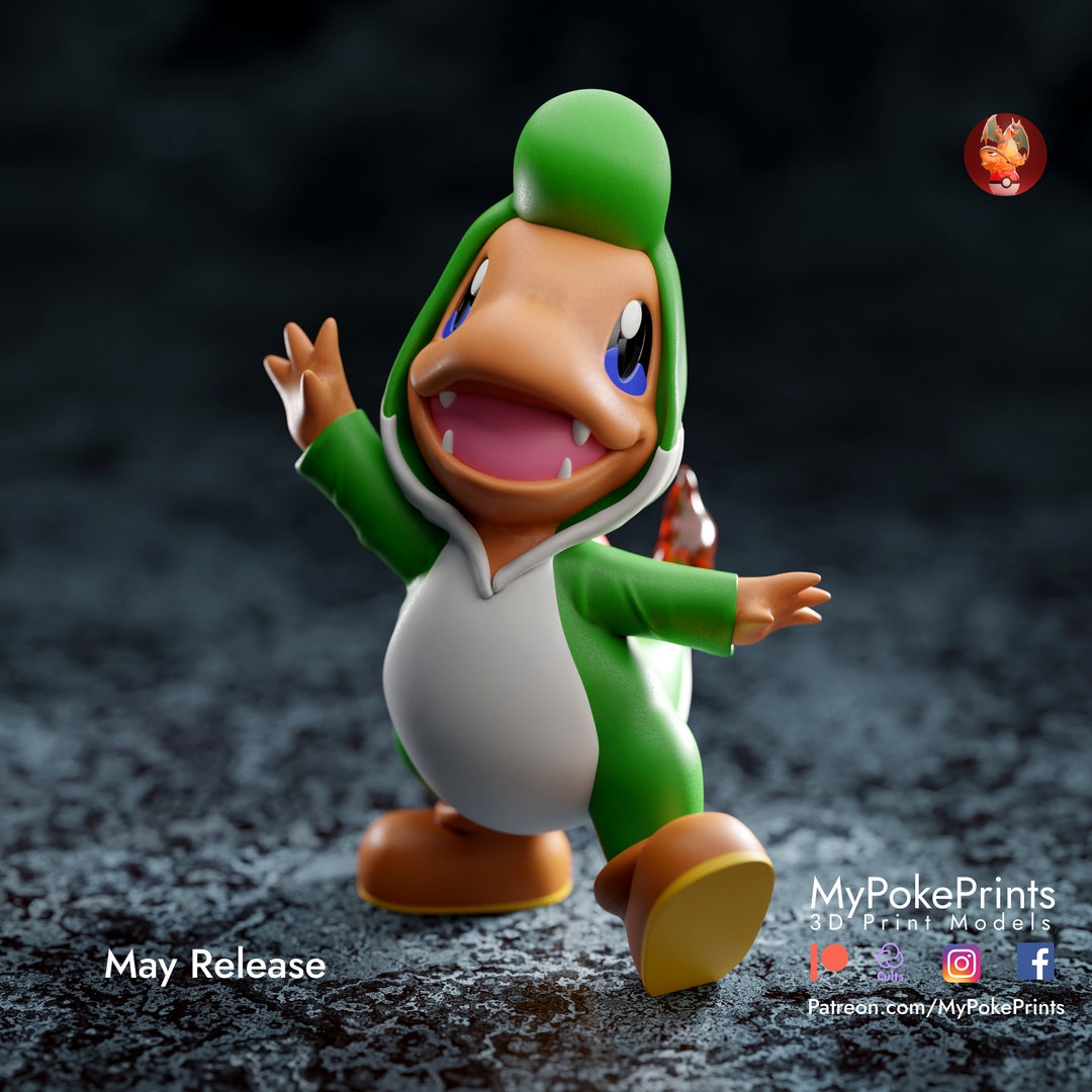 Yoshimander Pokemon Model/figurine - Etsy