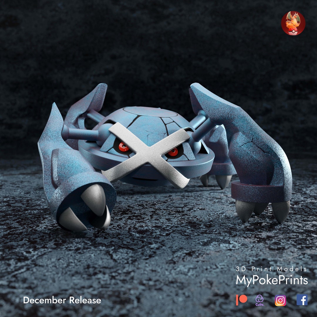 Metagross Pokemon Figurine/model (unpainted) - Etsy