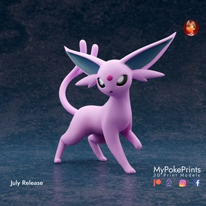 Espeon Pokemon Model/figurine (unpainted) - Etsy