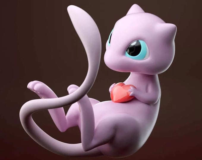 Love Mew Pokemon Model/figurine - Etsy