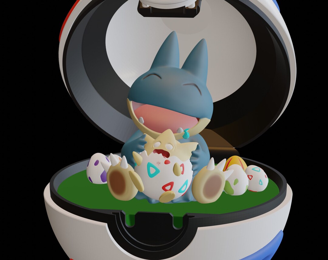 Togepi Munchlax Pokemon Figure/model(unpainted) - Etsy