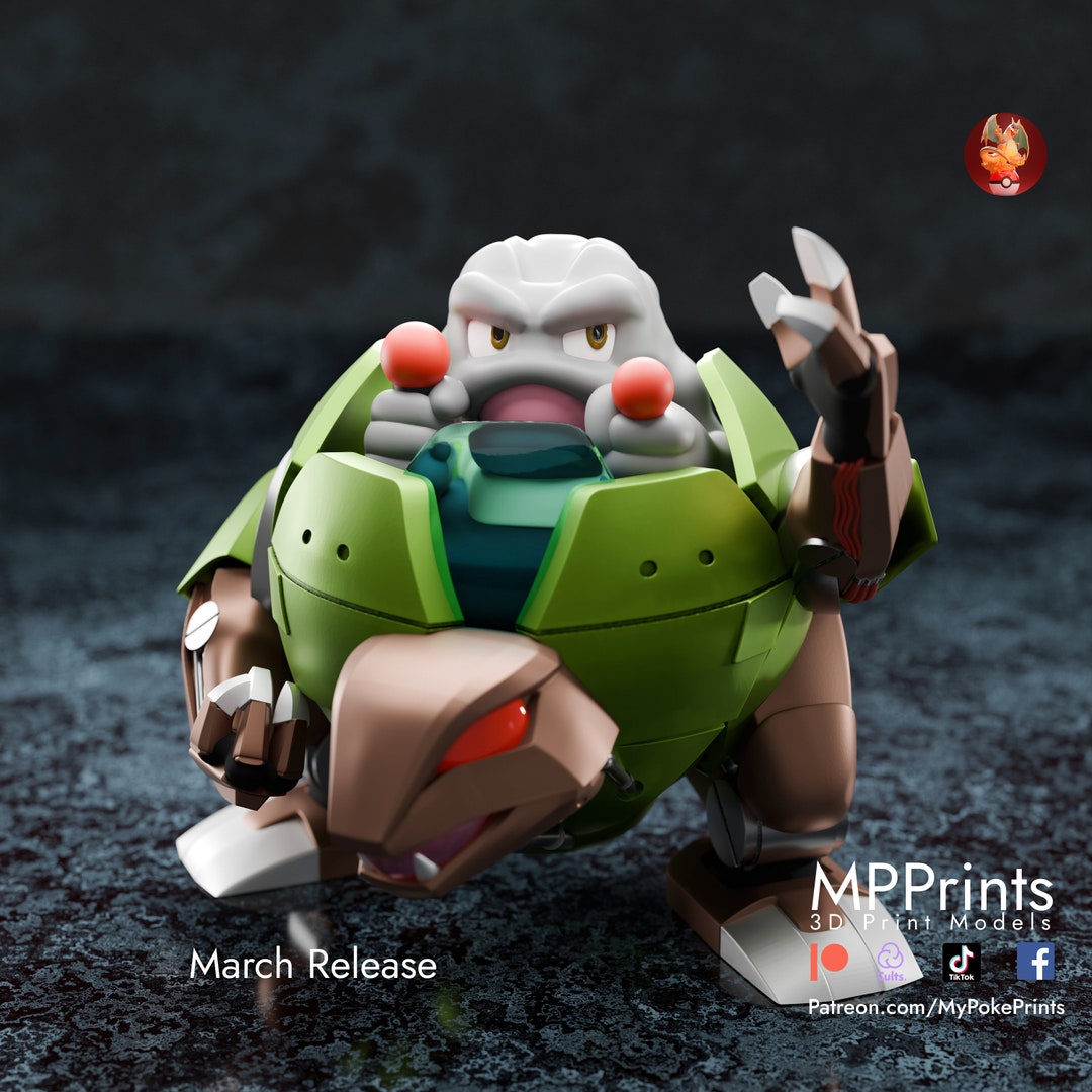 Robo Geodude Model/figurine(unpainted) - Etsy