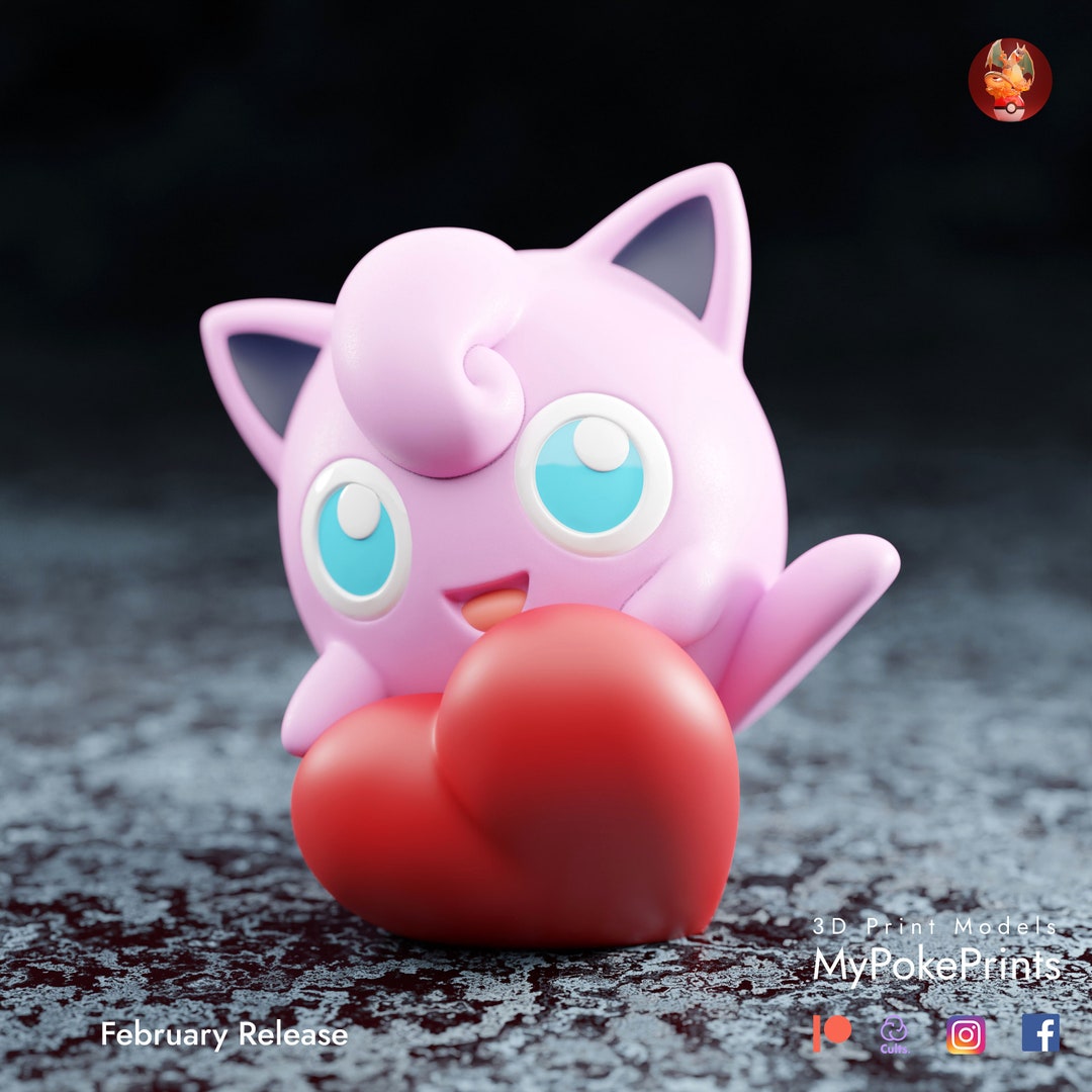 Love Jigglypuff (unpainted) - Etsy