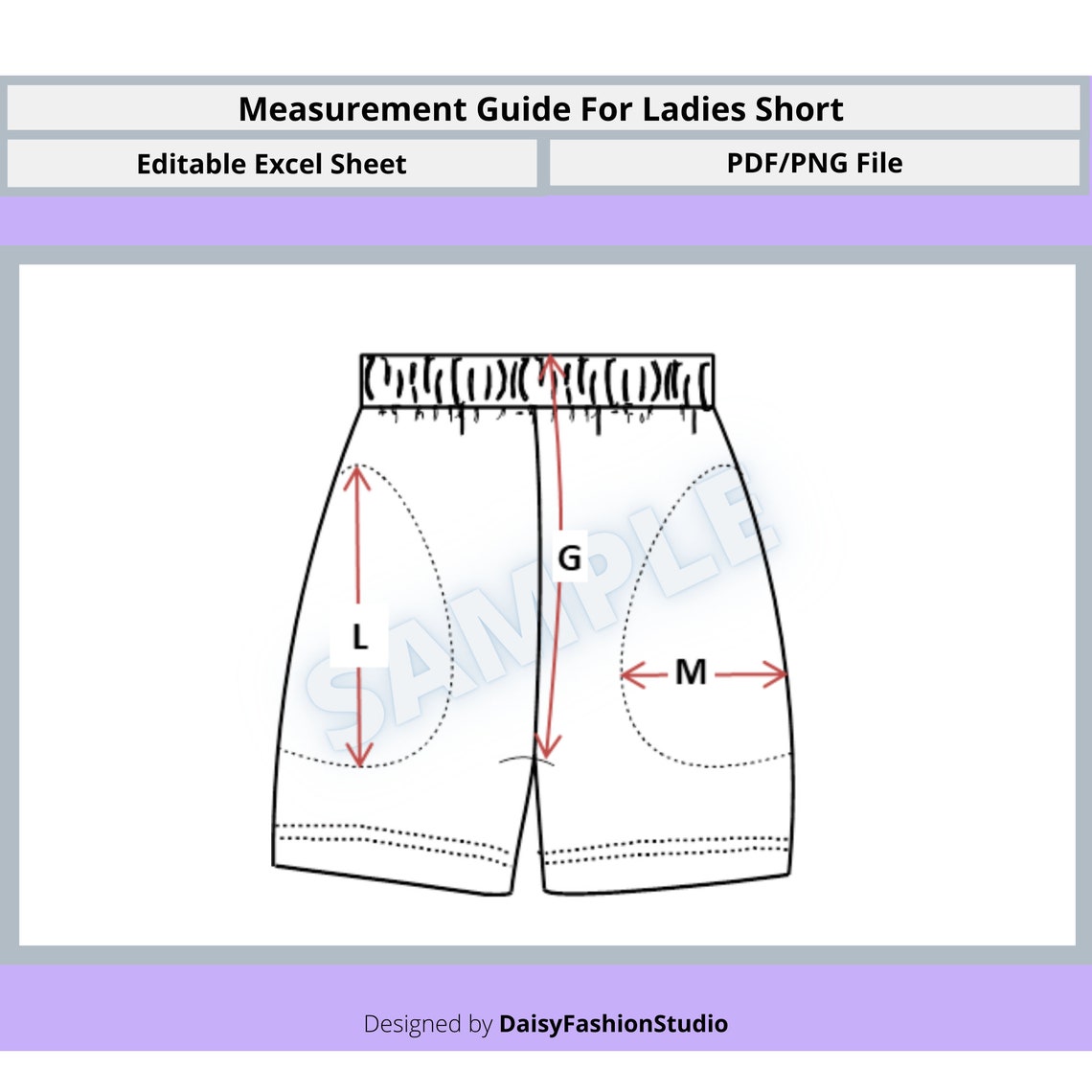 Complete Measurement Guide for Ladies Short; Point of Measurement Guide ...