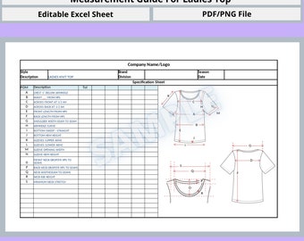 Complete Measurement Guide for Ladies Short; Point of Measurement Guide ...