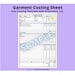 Garment Costing Sheet Template; Easy Excel Cost Sheet Template for ...