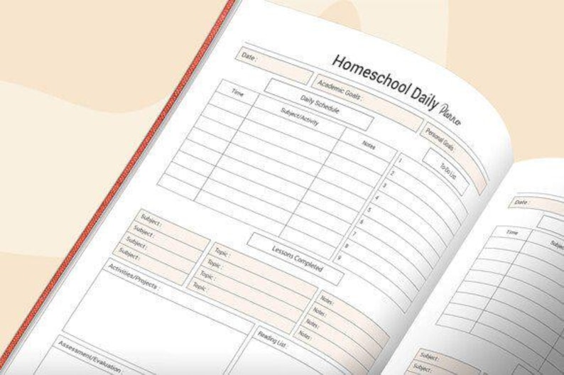 Homeschool Planner Printable, School Planner, Mom, Teacher Planner ...