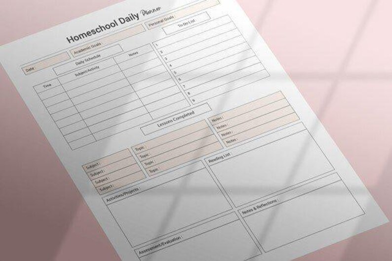 Homeschool Planner Printable, School Planner, Mom, Teacher Planner ...