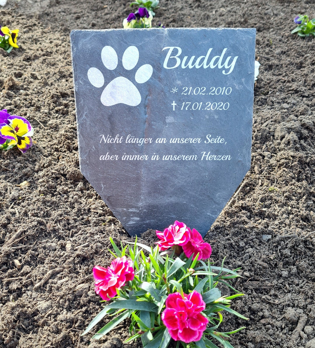 Memorial Plaque Animal Gravestone Memorial Plaque Memorial - Etsy
