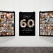 60th Birthday Poster, Photo Collage Canva Poster Bundle, Customizable ...