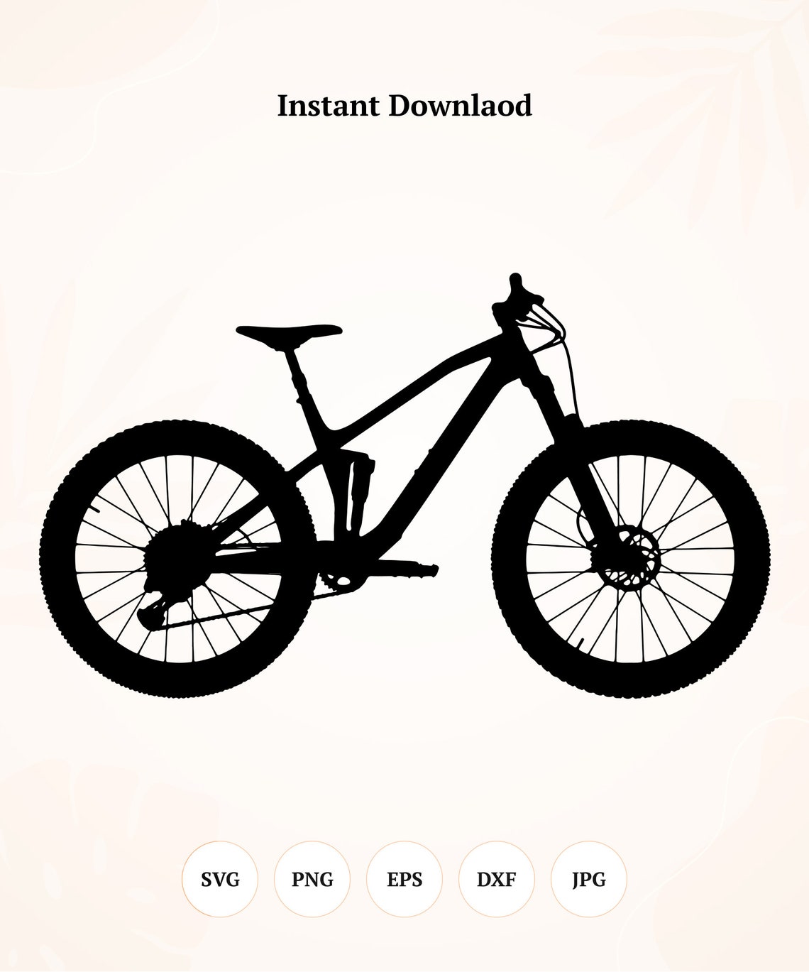 Mountain Bike Svg, Mountain Bike, Mountain Bike Silhouette, Mountain ...