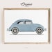 Set of 6 Baby Blue Vintage Vehicle Prints, Boys Room Decor, Vintage ...