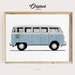 Set of 6 Baby Blue Vintage Vehicle Prints, Boys Room Decor, Vintage ...