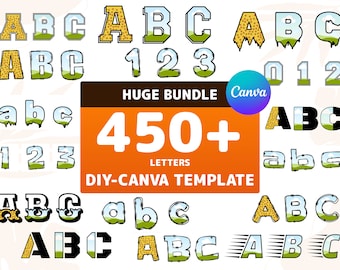 Canva Doodle Font - Etsy