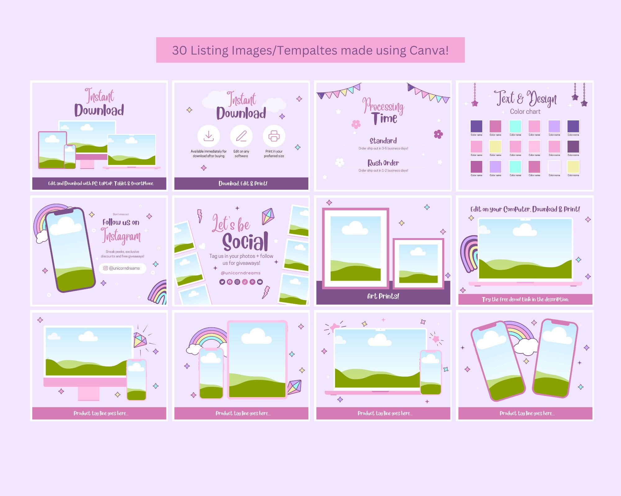Etsy Shop Banner Kit Etsy Canva Banners Etsy Store Listing - Etsy Canada