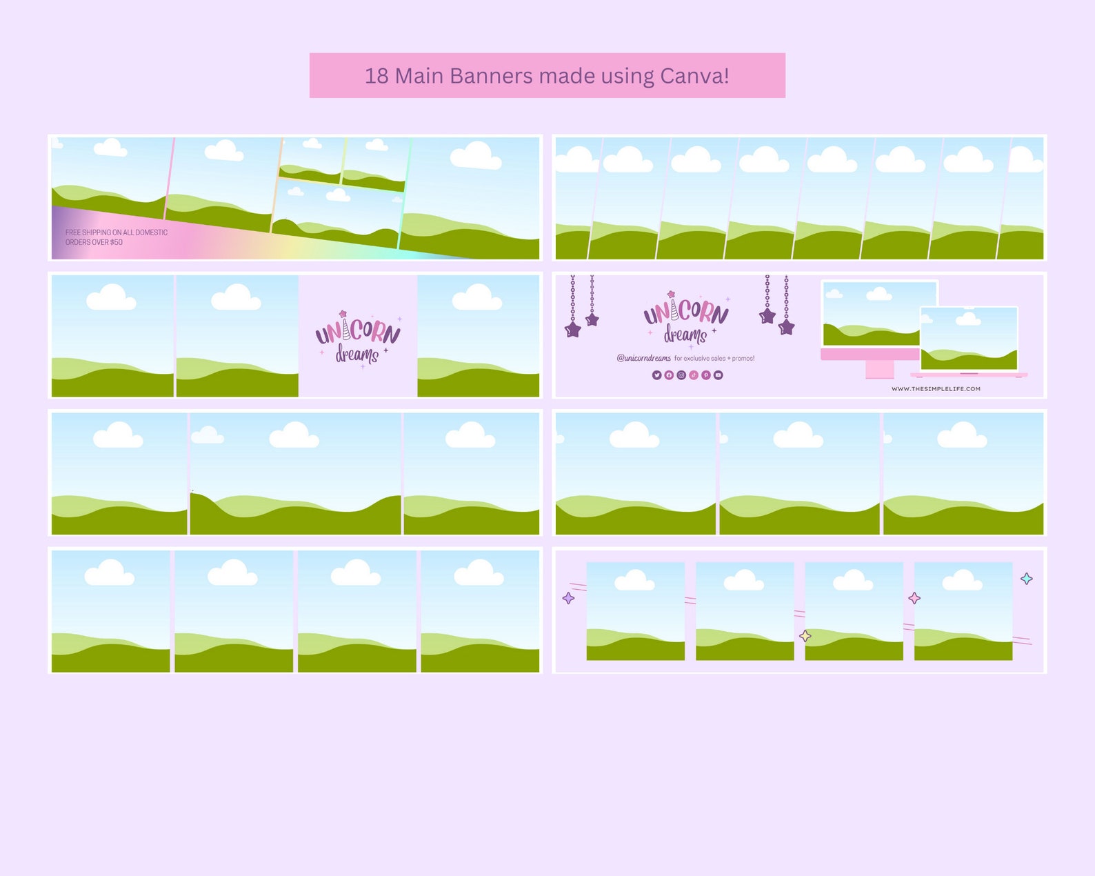 Etsy Shop Banner Kit Etsy Canva Banners Etsy Store Listing - Etsy