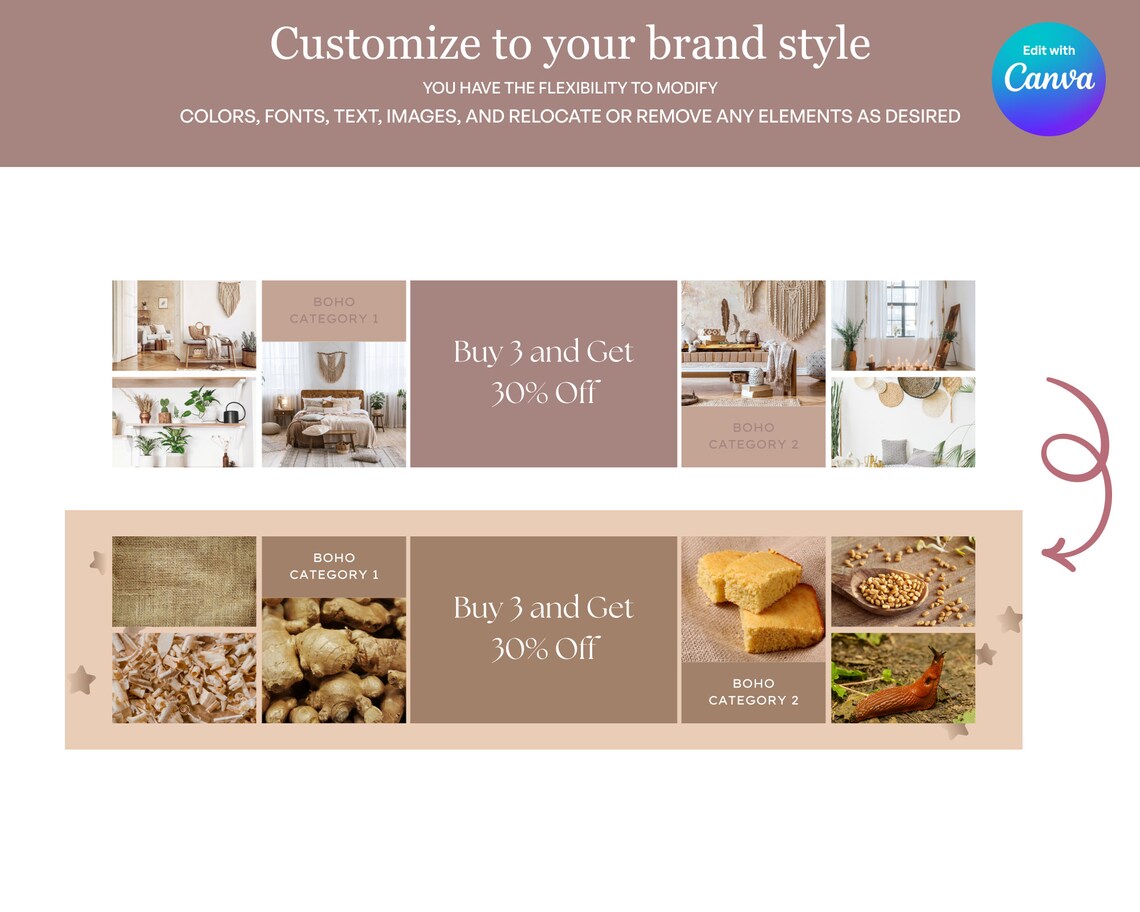 Etsy Shop Banner Kit, Etsy Canva Banners, Etsy Store Listing Images ...
