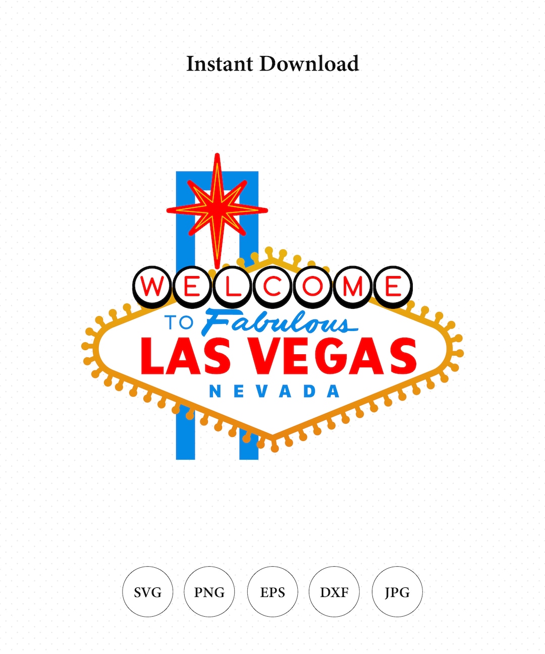 Las Vegas Sign Board, Las Vegas SVG, Las Vegas Sign, Fabulous Las Vegas ...
