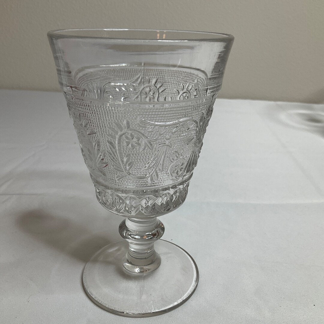 Duncan & Miller Set 6 Water Goblets Wine Glasses Sandwich - Etsy