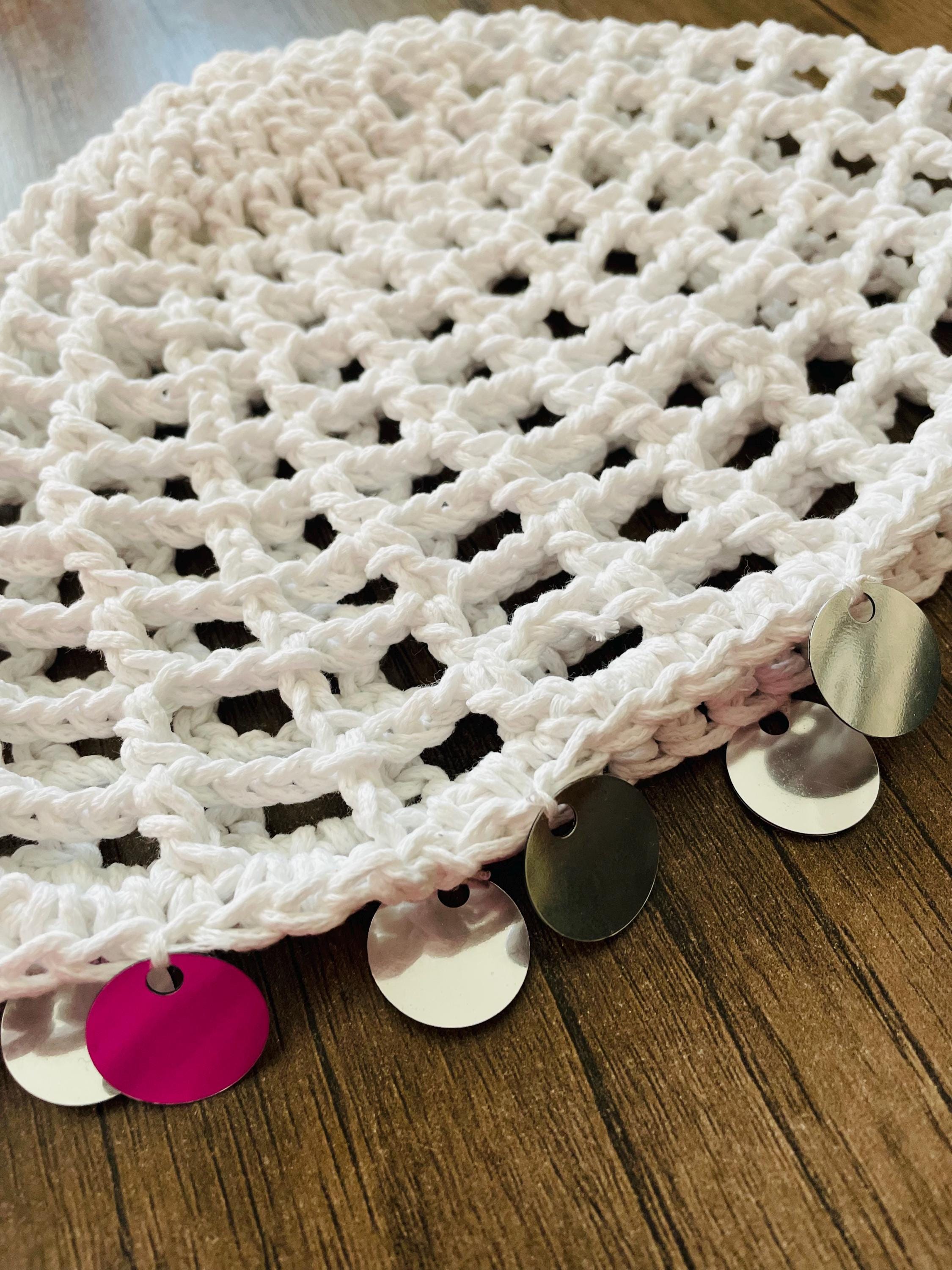 ABBA Style Crochet Mesh Skull Cap, Party Hat - Etsy