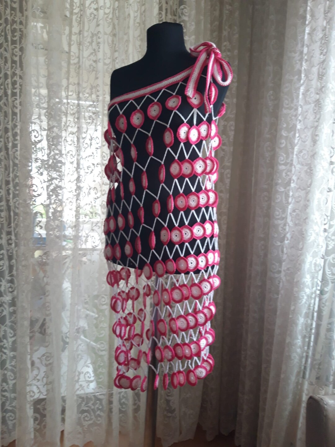 Barbie Evil Eye Pink Skirt / Evil Eye Bikini Skirt/pink Beach Skirt ...