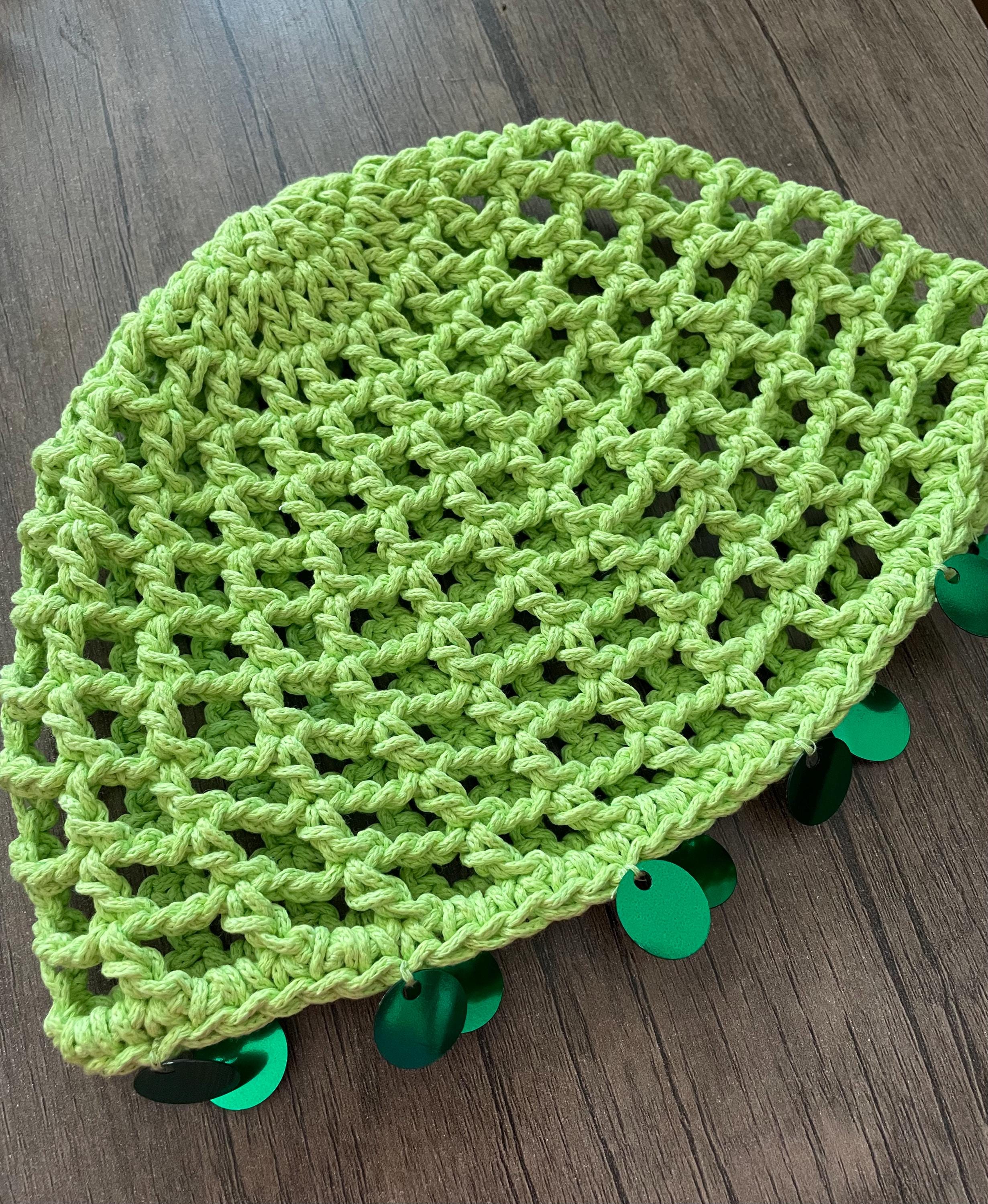 ABBA Crochet Skull Cap,crochet Mesh Skull Cap,knit Skull Hat,cotton ...