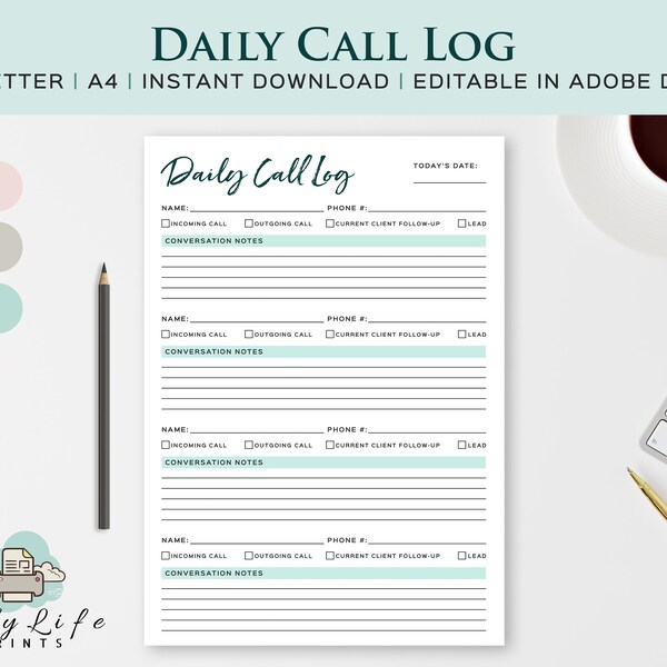 Printable Client Log Real Estate - Etsy