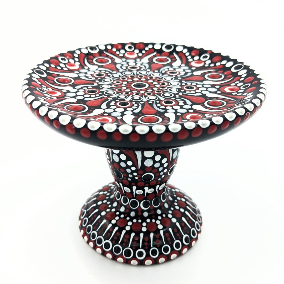 Hand-painted Trinket Stand Christmas Valentines Day Dot - Etsy