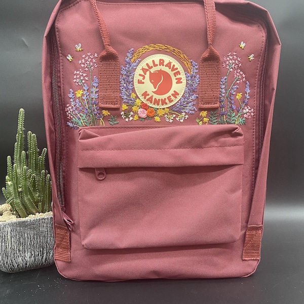 Embroidered Backpack - Etsy