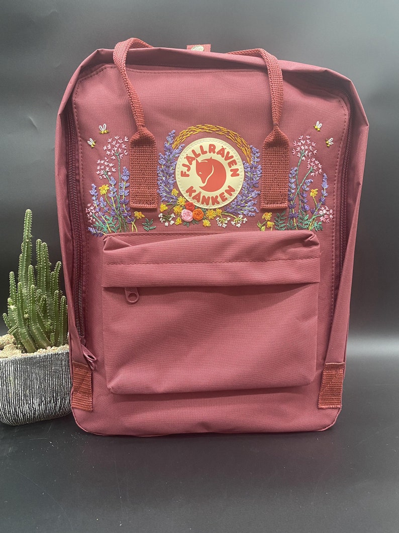 Custom Embroidered Fjallraven Kanken Backpack/ Kanken Embroidery ...