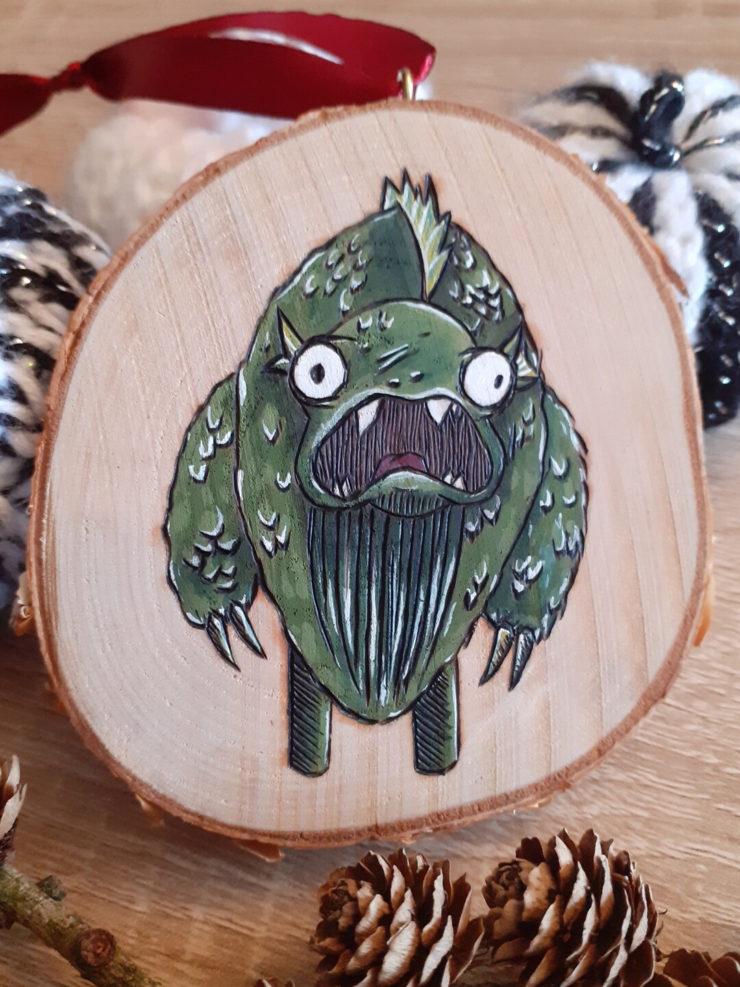 Pyrography Don't Starve Merm - Etsy