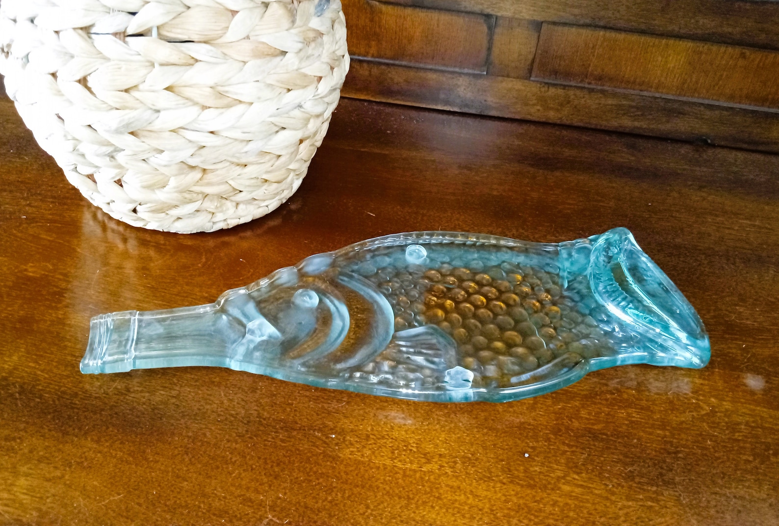 Upcycled Fish Wine Bottle Dish - Etsy
