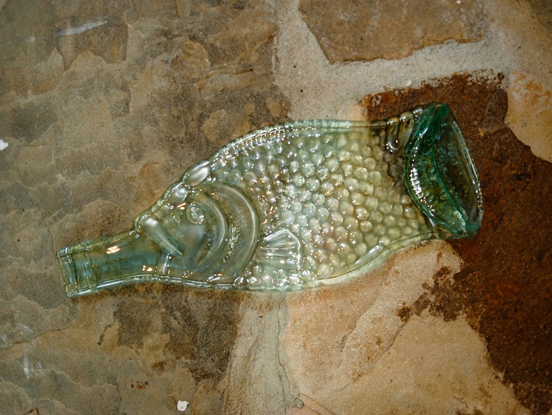 Upcycled Fish Wine Bottle Dish - Etsy