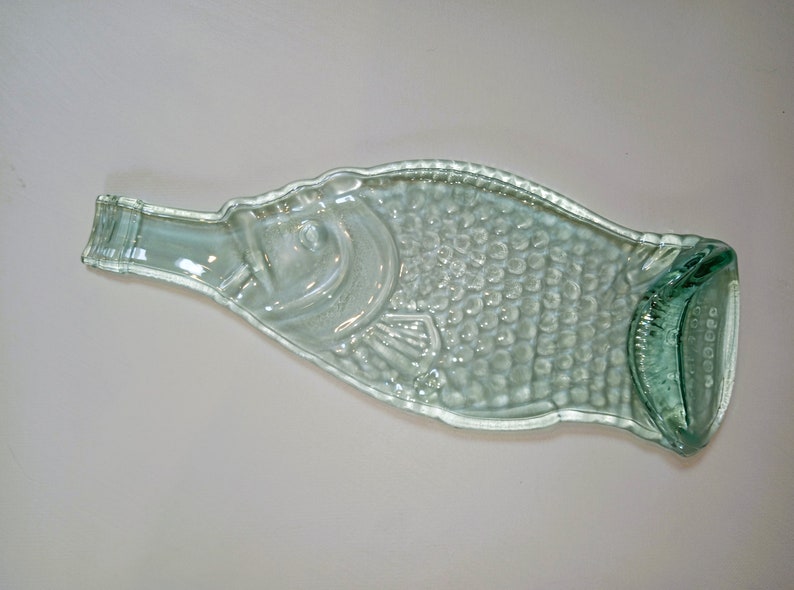 Upcycled Fish Wine Bottle Dish - Etsy