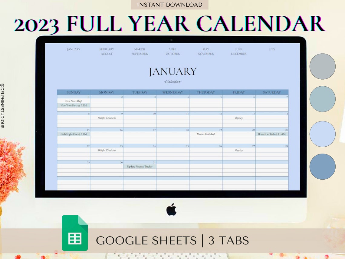 Vision Board Planner Google Sheets Digital Planner - Etsy