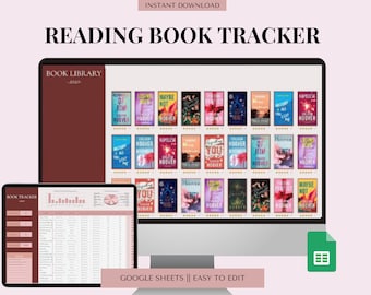 Book Reading Spreadsheet Book Tracker Template Reading Log Google ...