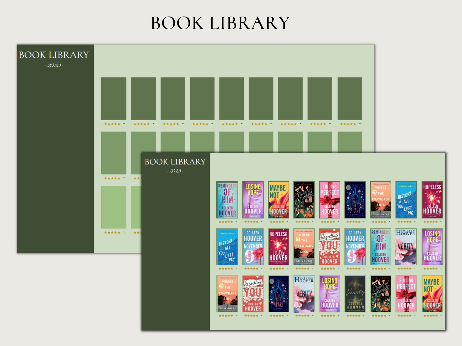 Book Reading Spreadsheet | Book Tracker Template | Reading Log | Google ...