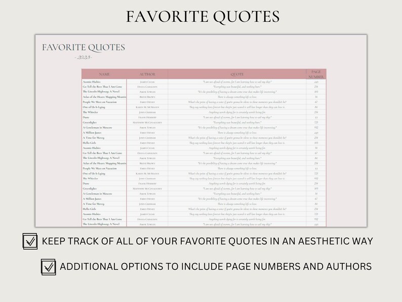 Digital Reading Journal, Digital Reading Planner, Book Tracker Google ...