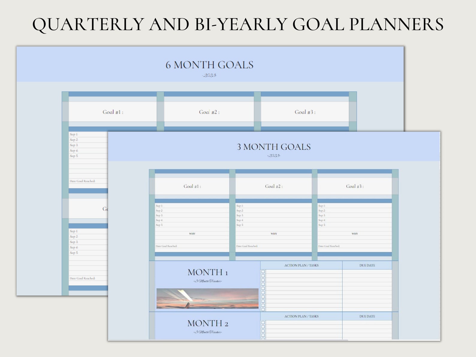 Vision Board Planner | Google Sheets | Digital Planner Template | Goal ...