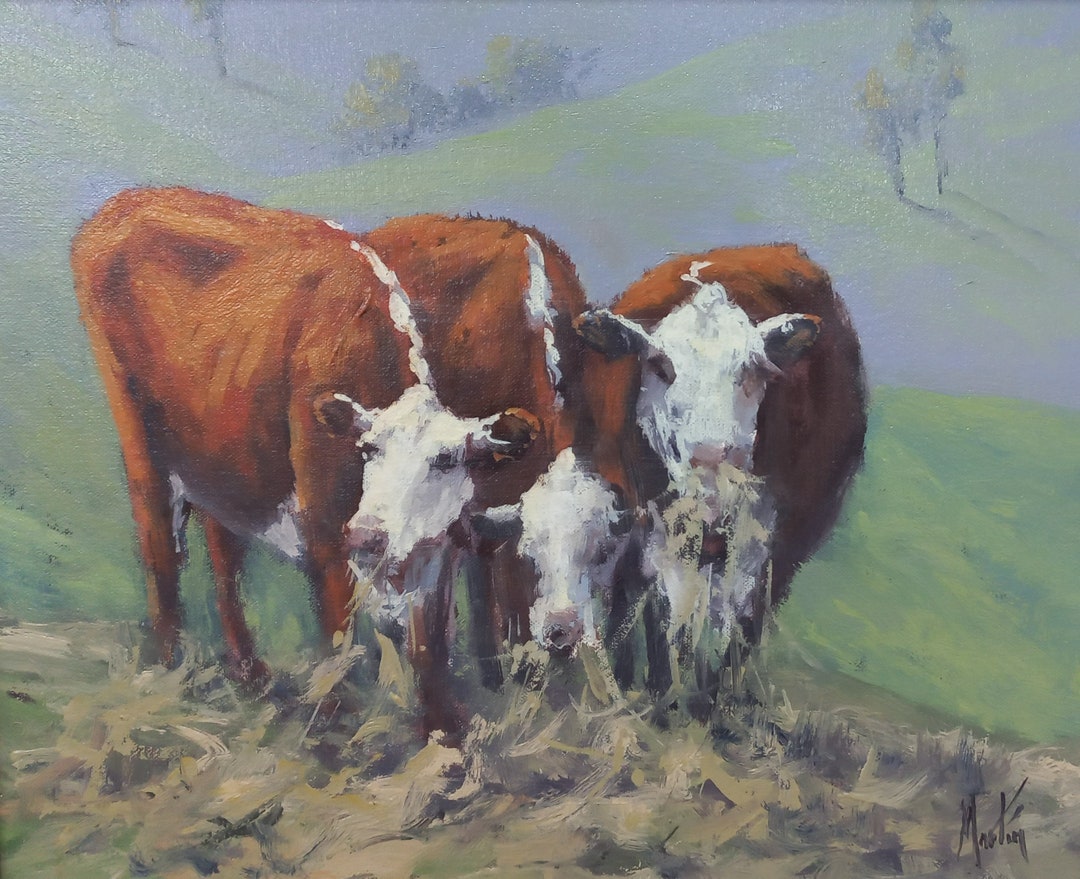 Lunchtime Oil Painting by Grahame Martin - Etsy