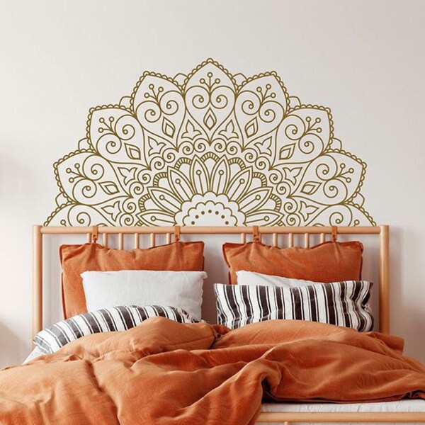 Headboard Decal - Etsy